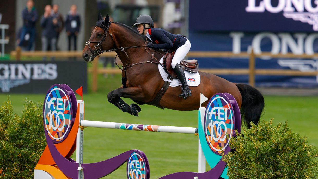 European Showjumping Championships: tough start for Georgia Tame