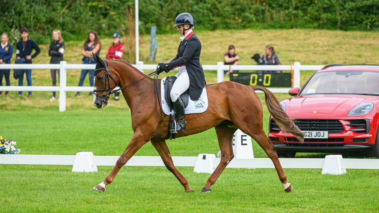 Bicton Horse Trials dressage: Gemma Tattersall emotional after test