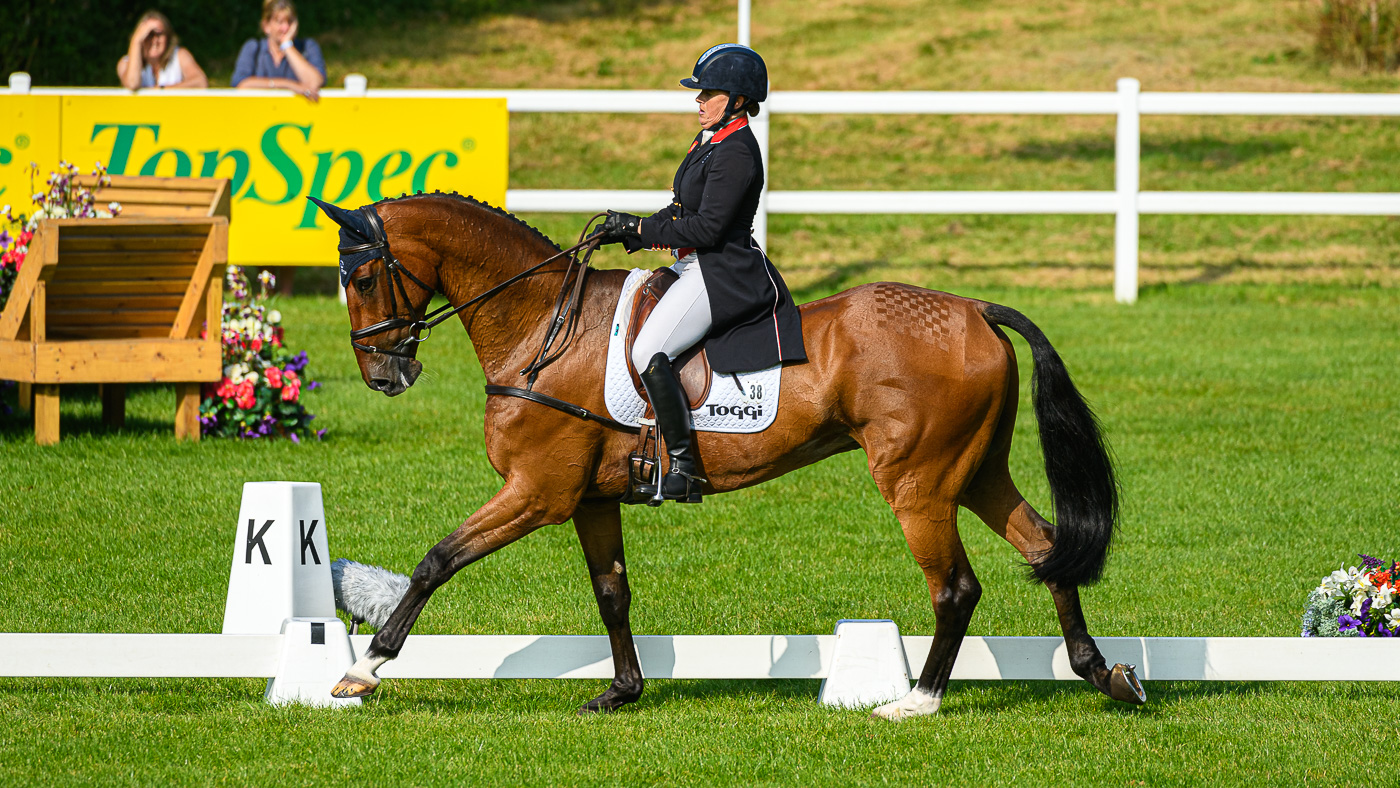 Bicton Horse Trials dressage: Pippa Funnell leads five-star first phase