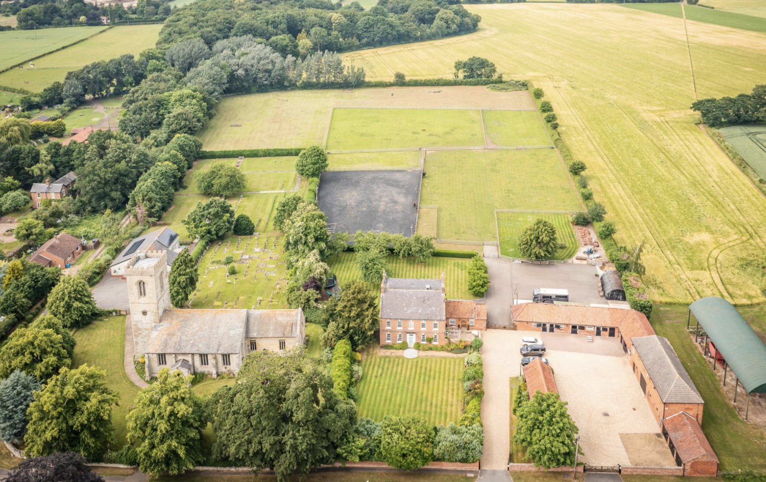 Take a look around this Georgian manor house, complete with arena ...