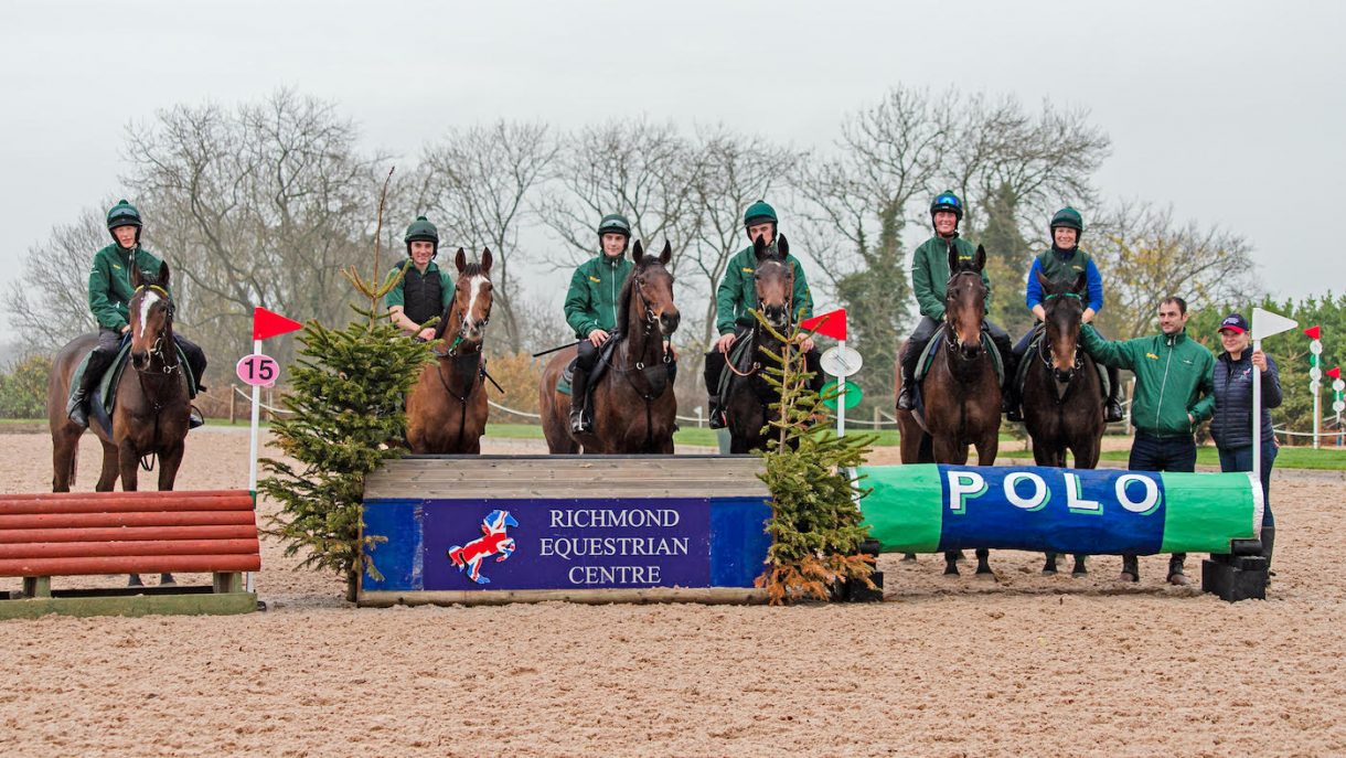Young racehorses try their hooves at arena eventing and win fans online ...
