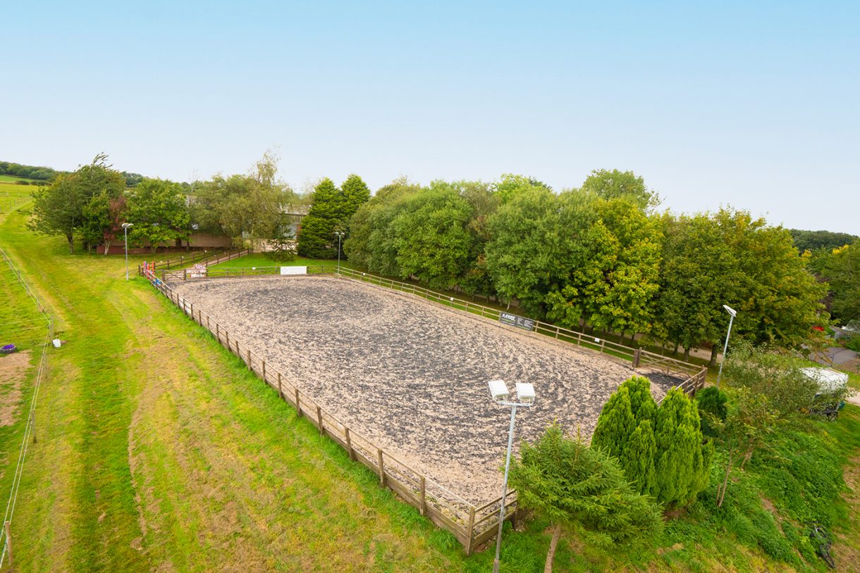 Buy your dream yard — with 12 indoor stables, floodlit school, 18 ...