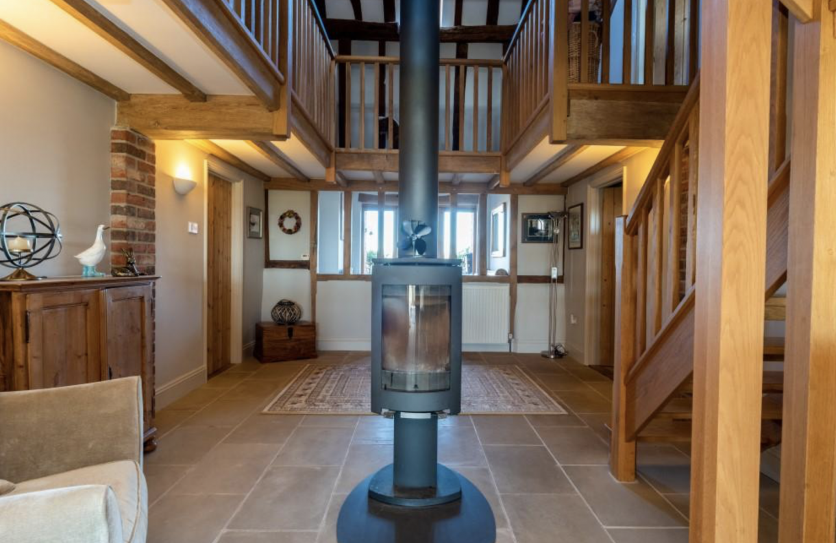 Check out this 6-bed barn conversion, complete with 5 stables, a manège ...