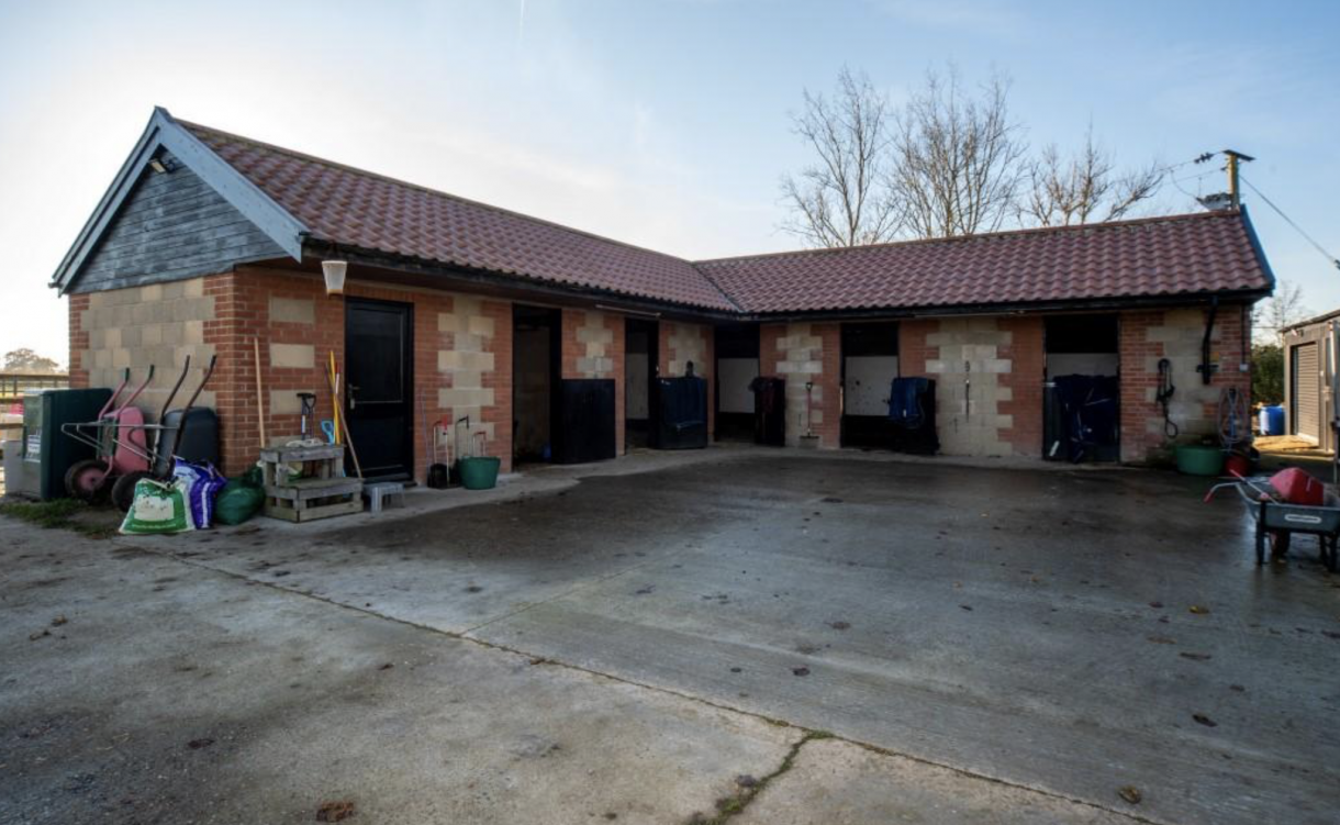 Check out this 6-bed barn conversion, complete with 5 stables, a manège ...