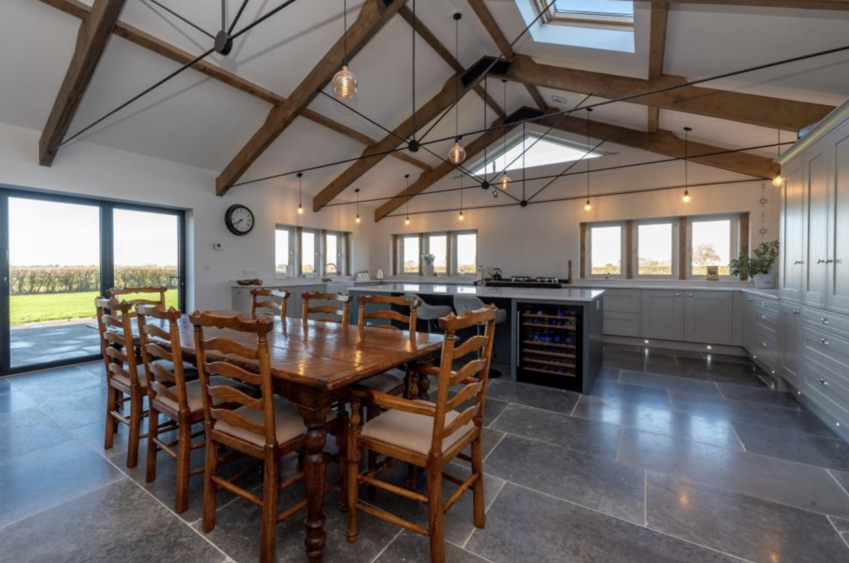 Check out this 6-bed barn conversion, complete with 5 stables, a manège ...