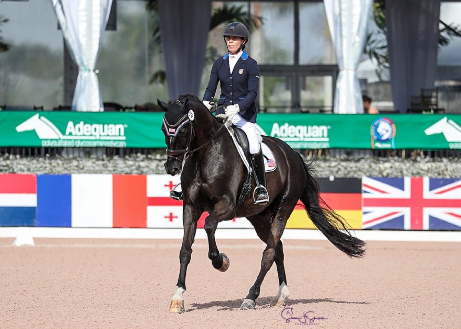 Kate Shoemaker took another victory at the Global Dressage Festival