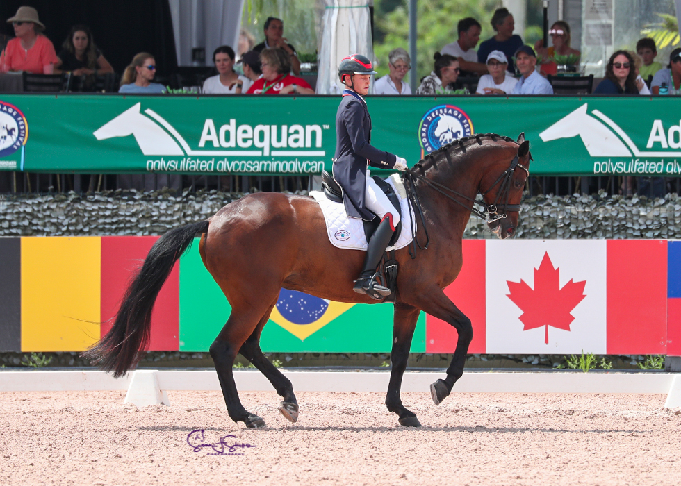 Father and son, Jan and Ben Ebeling, claim Global Dressage Festival wins