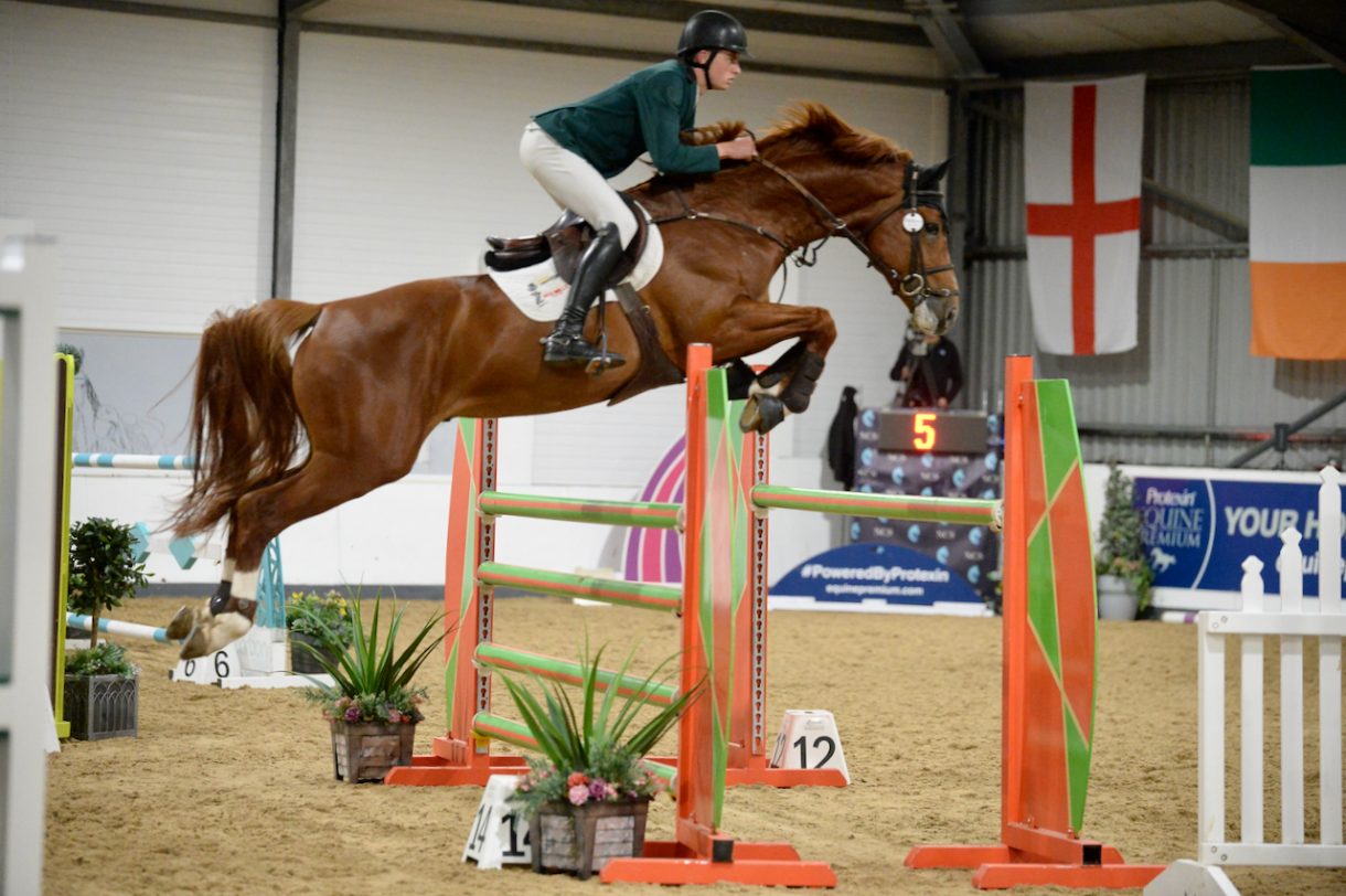 Patrick Hickey at the British Showjumping Spring Championships