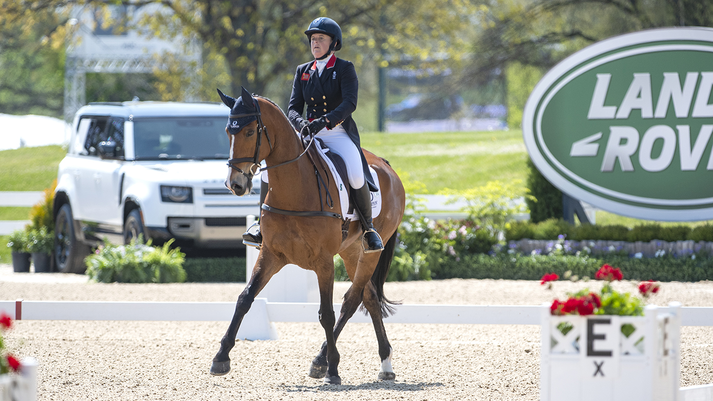 Kentucky Three-Day Event dressage day one: Pippa Funnell sixth