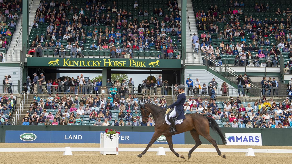 Kentucky Three-Day Event dressage: Michael Jung takes the lead