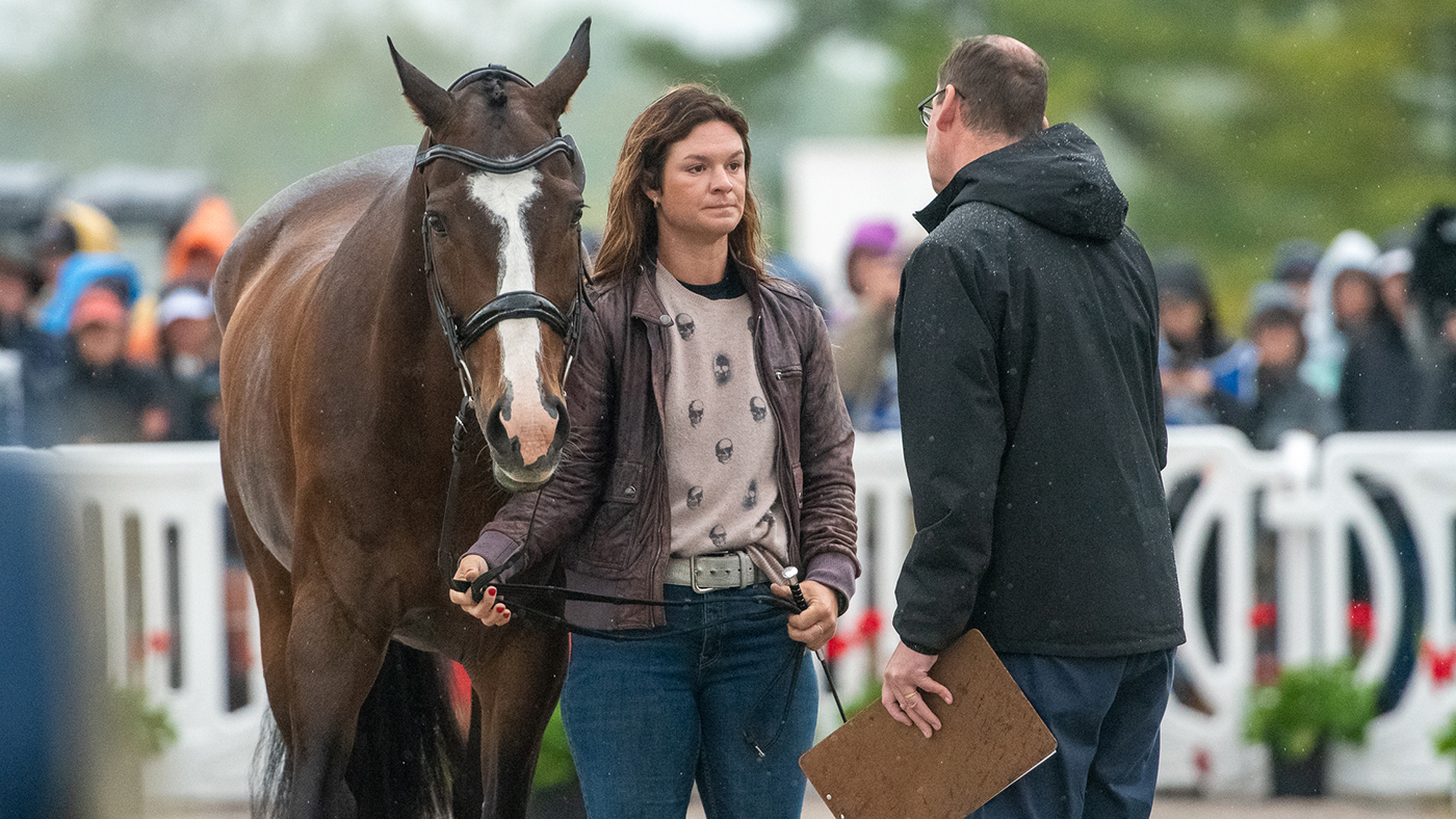 Kentucky Three-Day Event final trot-up: two horses eliminated