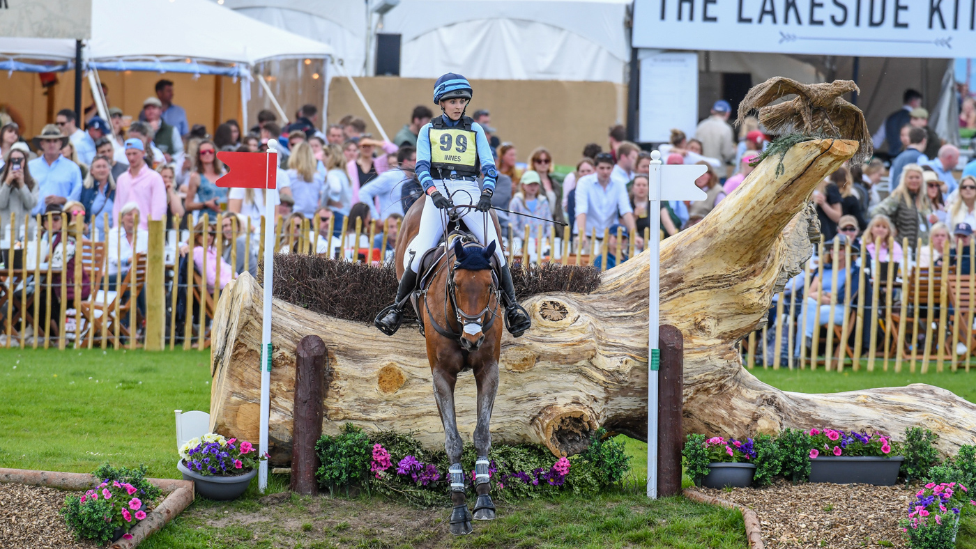 Badminton Horse Trials: Lauren Innes and Global Fision M