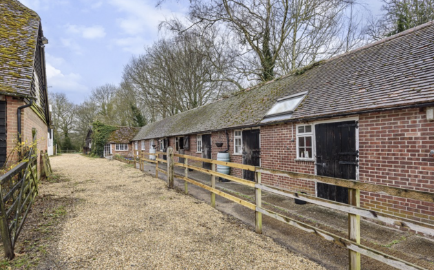 Check out this 5-bed home, with 5 stables, floodlit arena, paddocks and ...