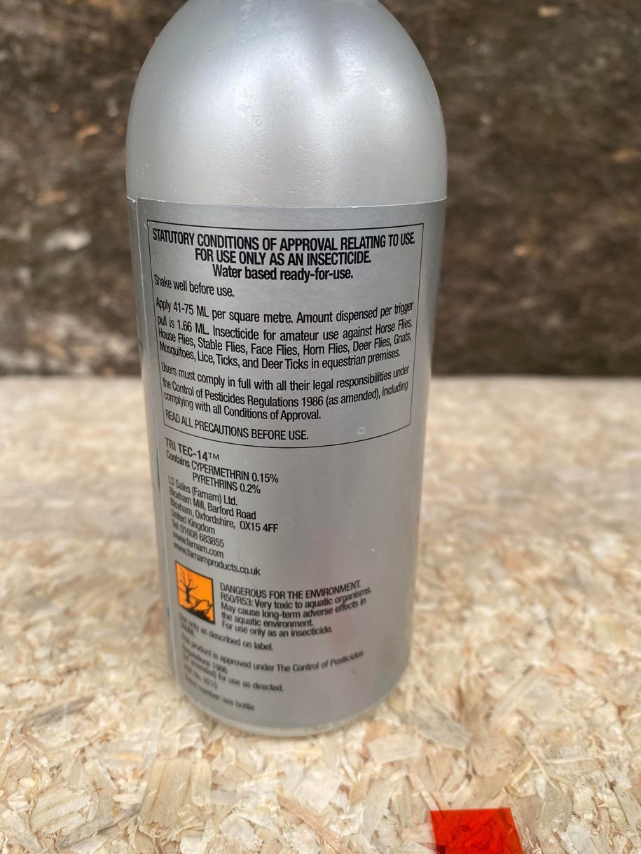 Farnam Tri-Tec 14 fly spray insecticide | Horse & Hound