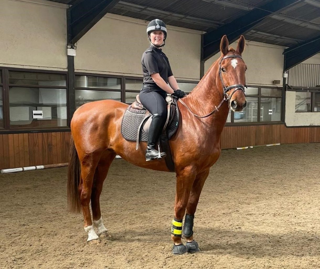 Caroline March sees her horse win with sister-in-law Piggy March