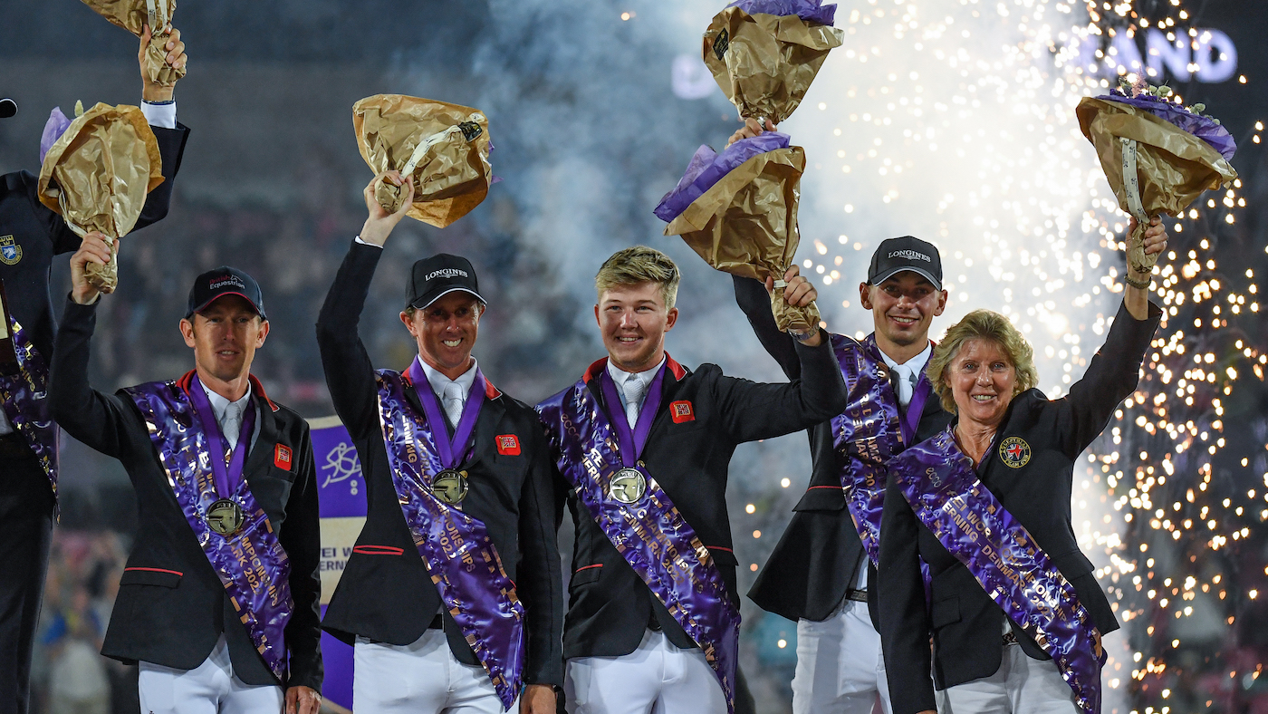 World Showjumping Championships results: team medals decided