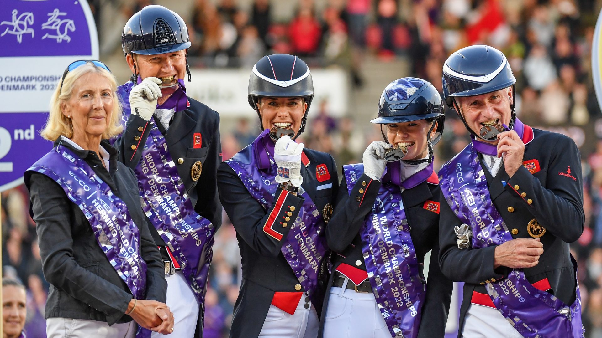World Dressage Championships results: Denmark win gold, Britain in silver
