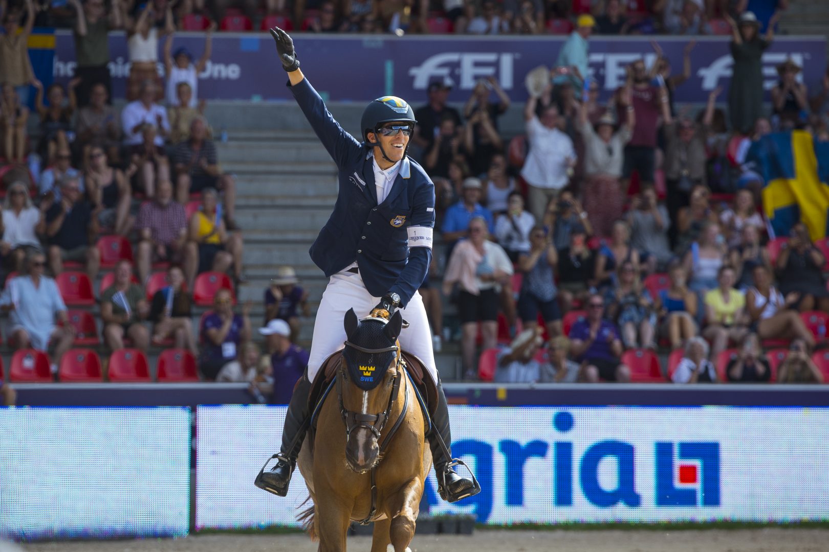 Henrik von Eckermann and King Edward: world champions