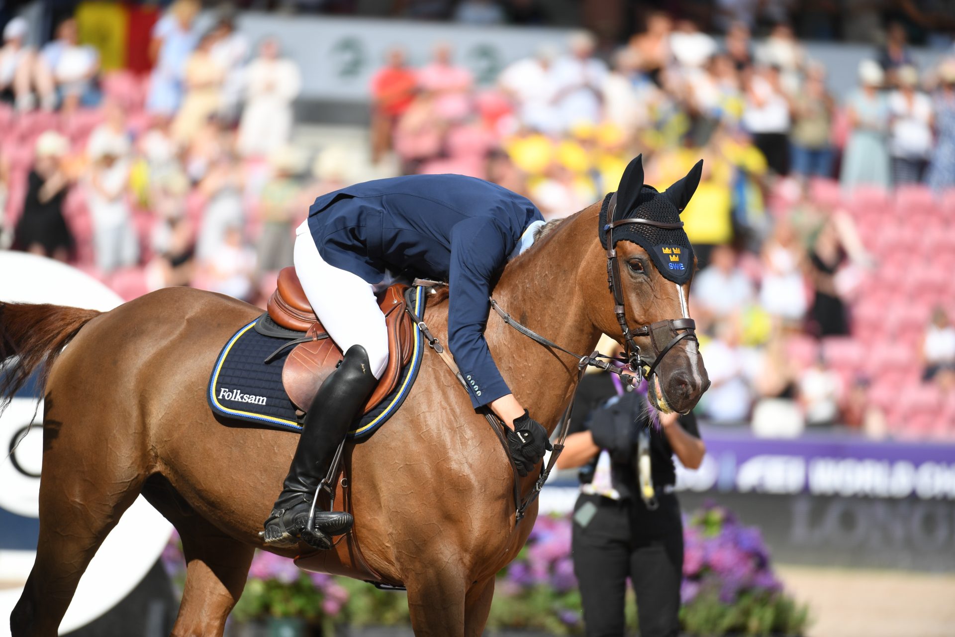 Henrik von Eckermann and King Edward: world champions
