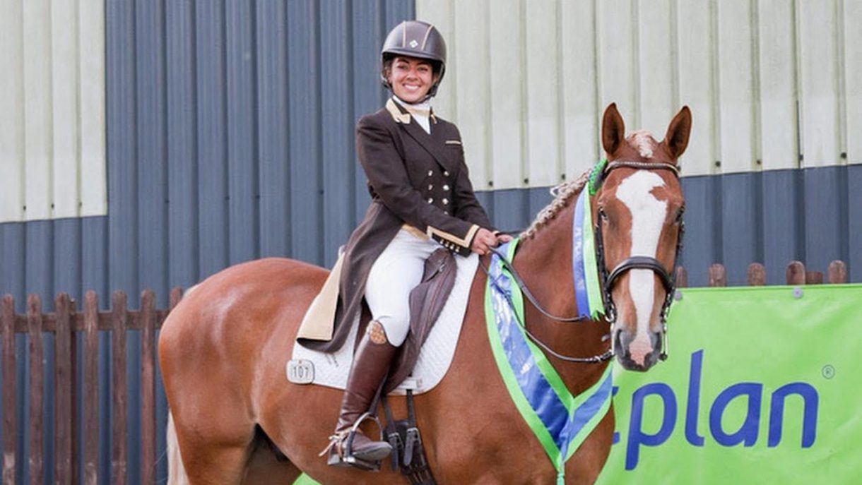 Heidi Troniseck, groom to Richard Davison: the medallist’s secret weapon