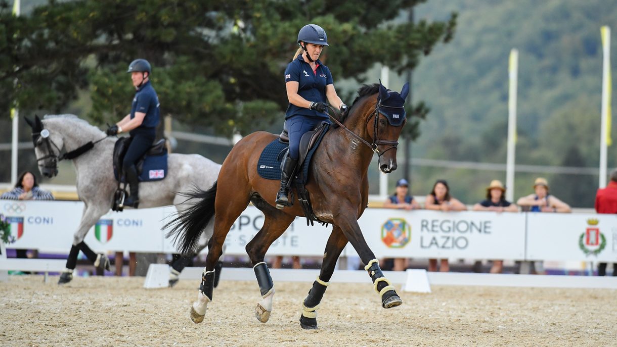 Eventing World Championships dressage times for the Brits and others