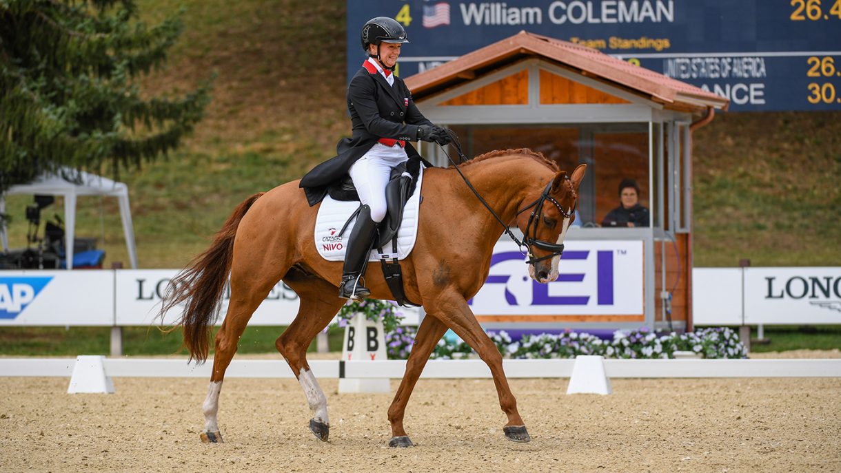 Hanne Wind Ramsgaard: the amateur riding a home-bred at the worlds
