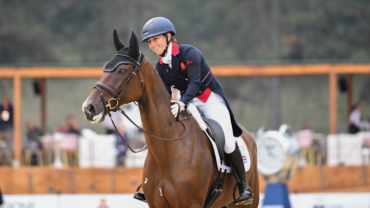 Dana Cooke makes her World Championships debut on coloured mare