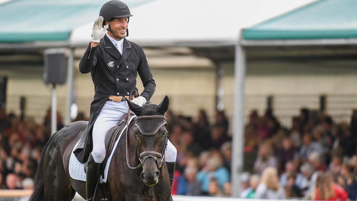 Burghley Horse Trials dressage: Tim Price dazzles on Vitali to take lead