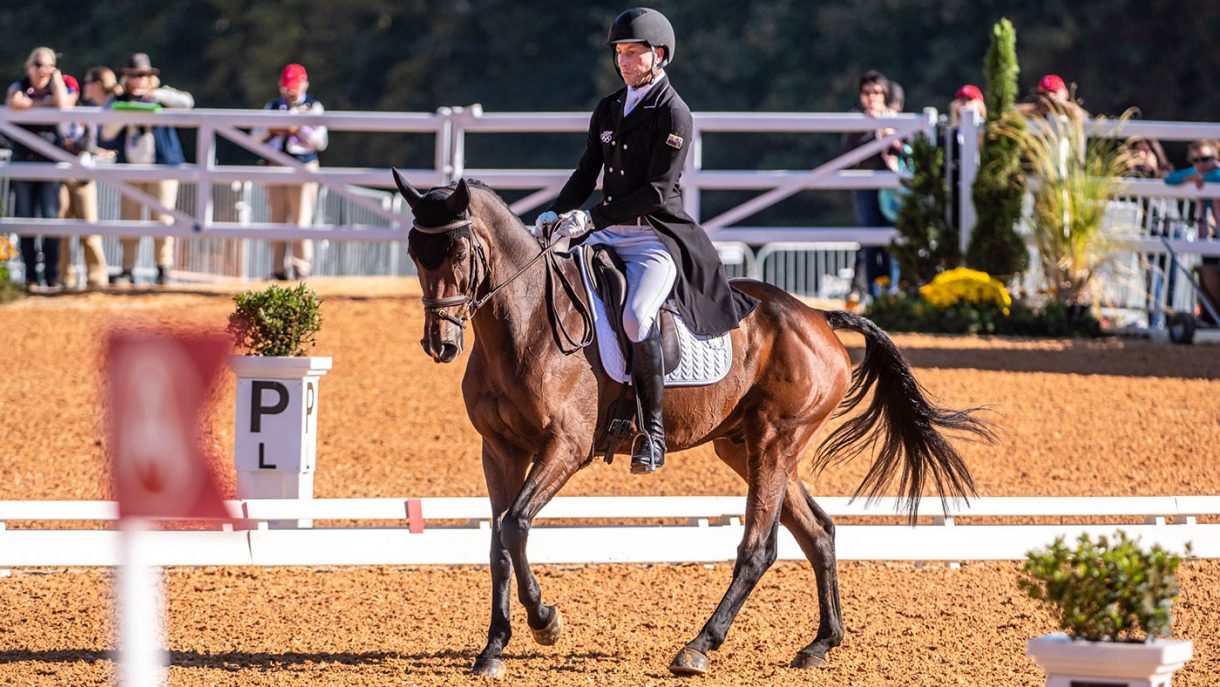 Maryland 5 Star dressage: Tim Price sits second on ‘proper five-star horse’