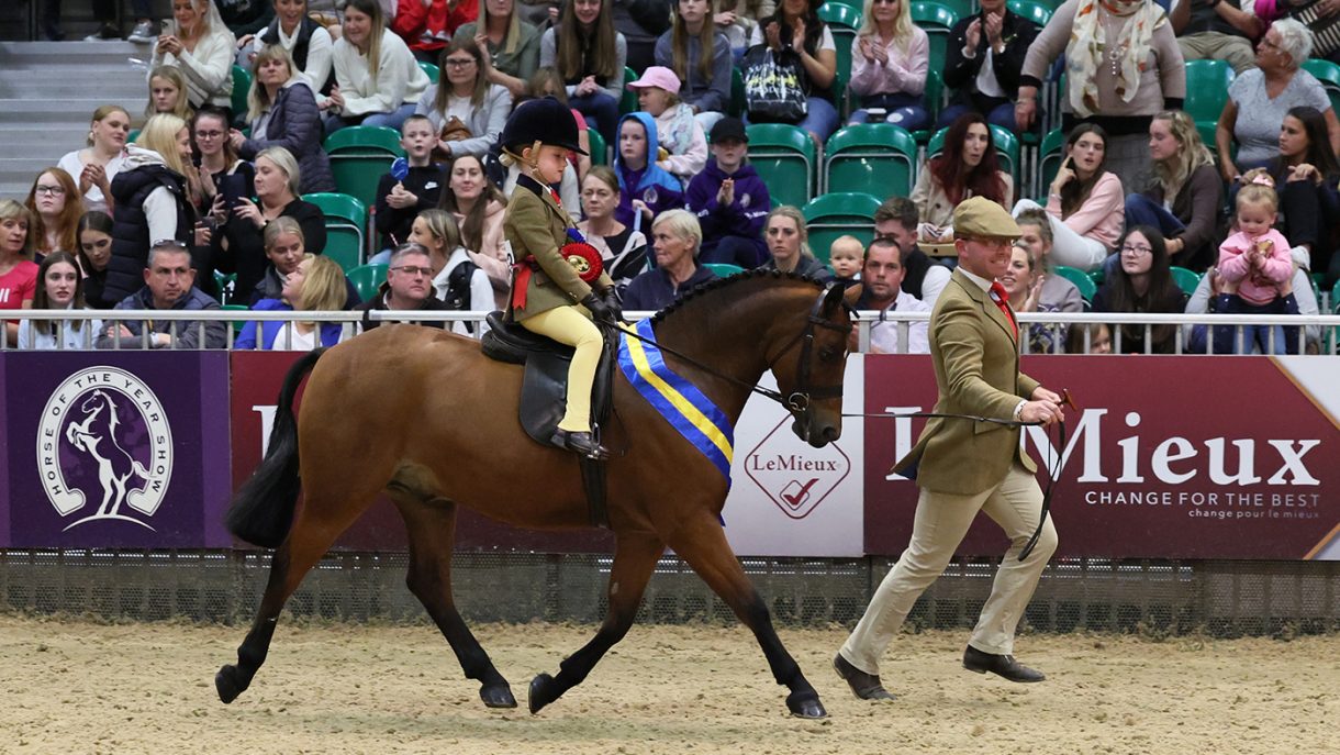 Newoak Midnight Blue takes HOYS lead rein pony of hunter type crown