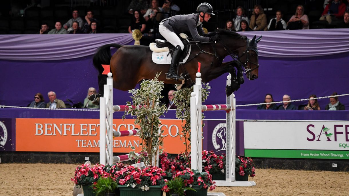 ‘I was sliding downstairs on my bum!’ showjumper shines at HOYS days ...