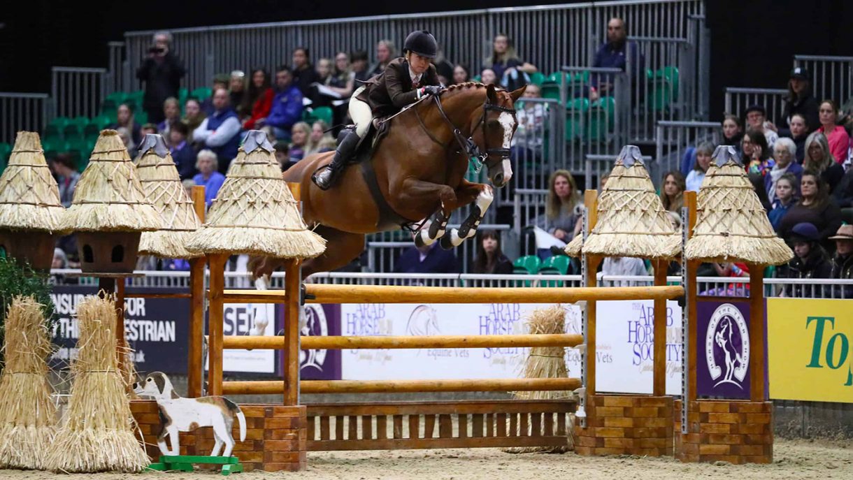 Win for Georgia Darlington in HOYS intermediate working hunter pony final