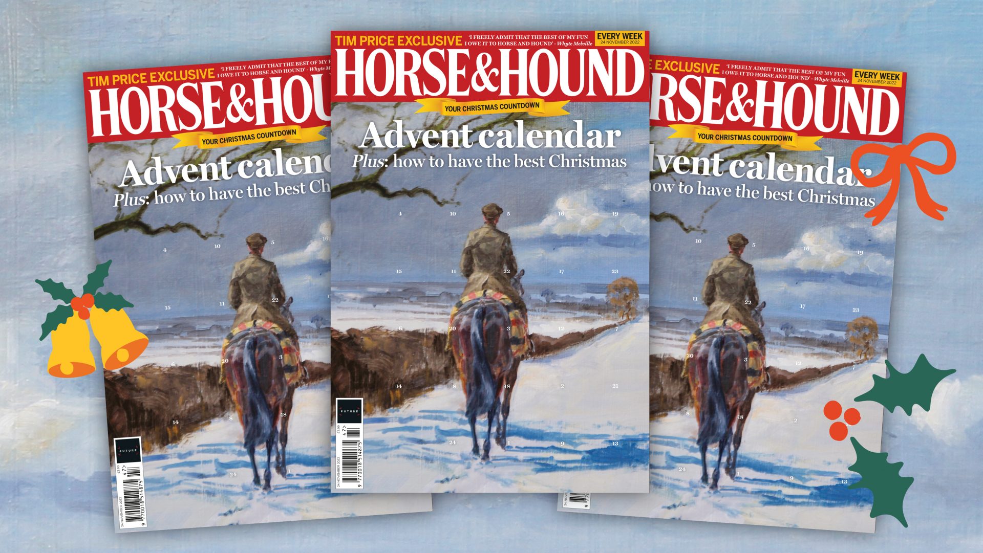 This year's H&H Advent calendar front cover is here – with a twist ...