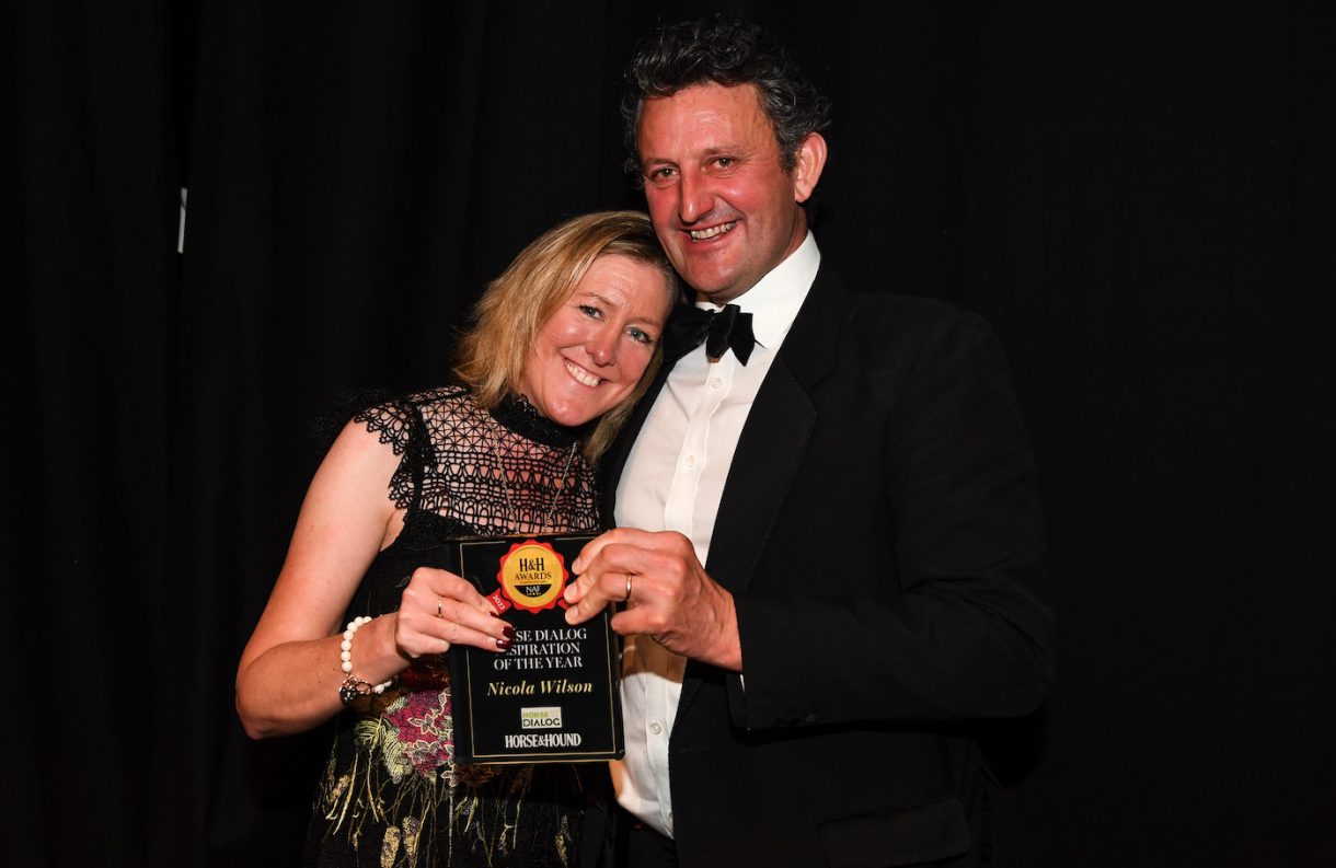 Standing ovation as Nicola Wilson walks on stage to collect inspiration ...