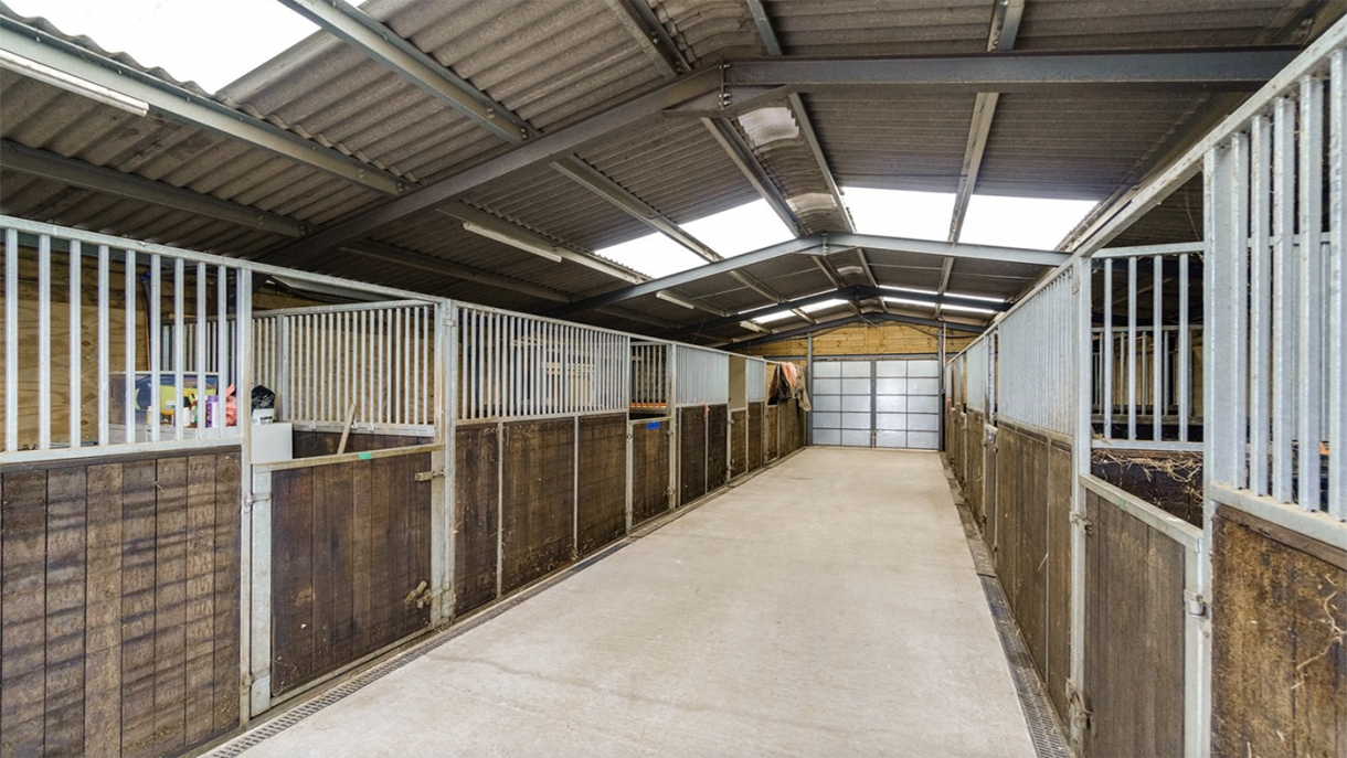 A property with 17 acres, 8 stables and outdoor school located 20 ...