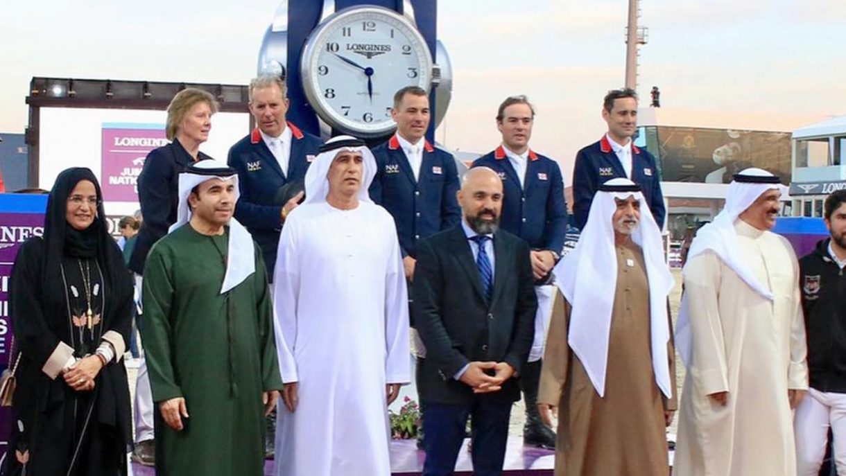 Showjumping brothers Joe Whitaker and Donald Whitaker jump for Britain