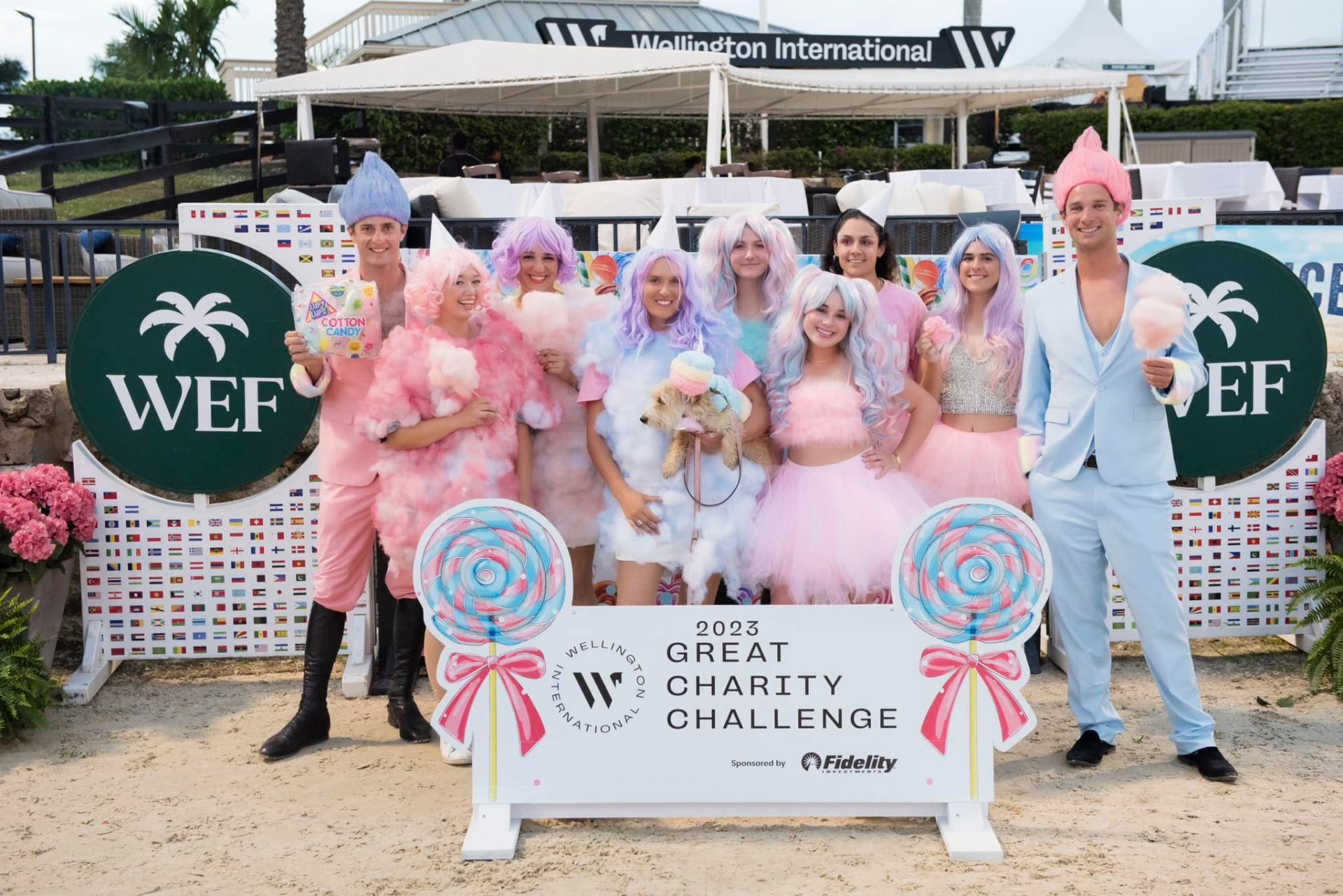 Great Charity Challenge fancy dress competition at WEF, Florida