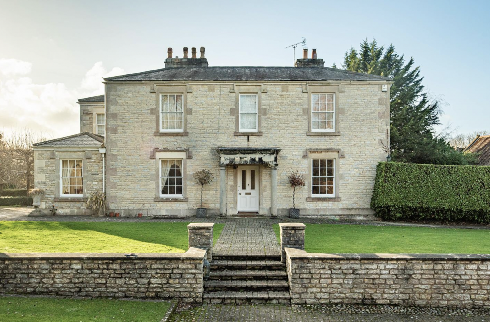 Check out this Georgian farmhouse with stables, 10 acres and a ...