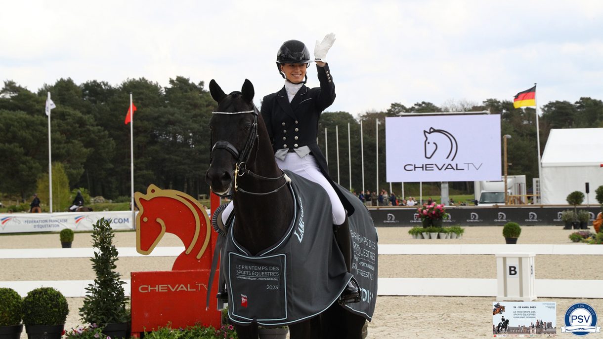 Lottie Fry and Glamourdale triumph at Fontainebleau CDI5*