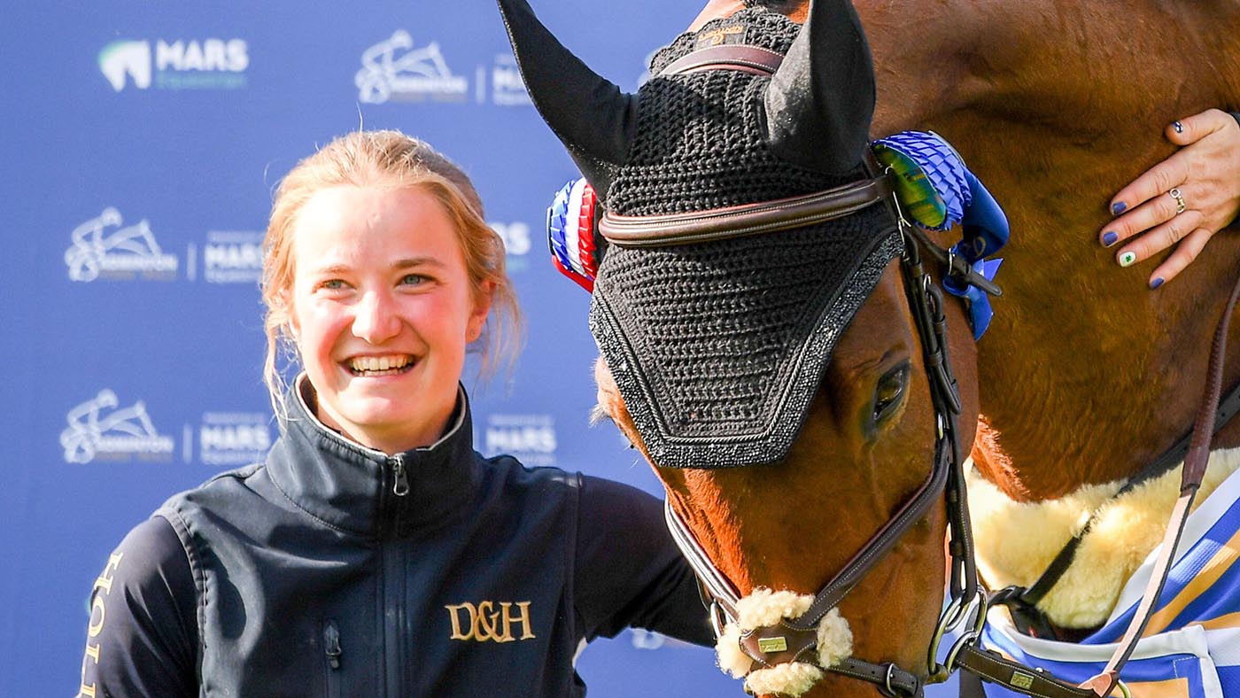 Laura Collett hails ‘absolute legend’ groom after trot-up accident