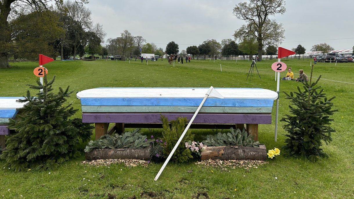 The Badminton grassroots BE100 cross-country course