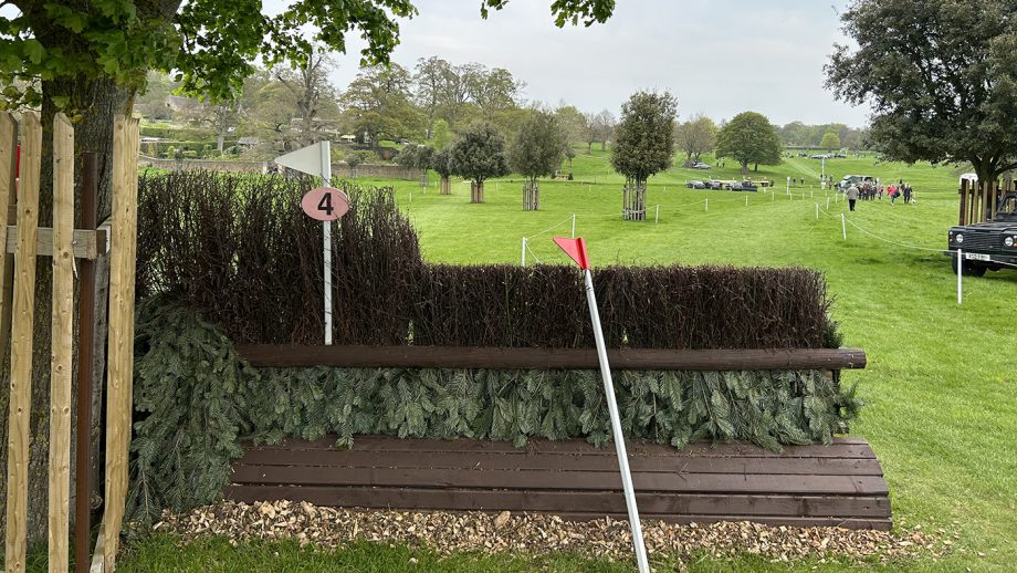 The Badminton grassroots BE100 cross-country course