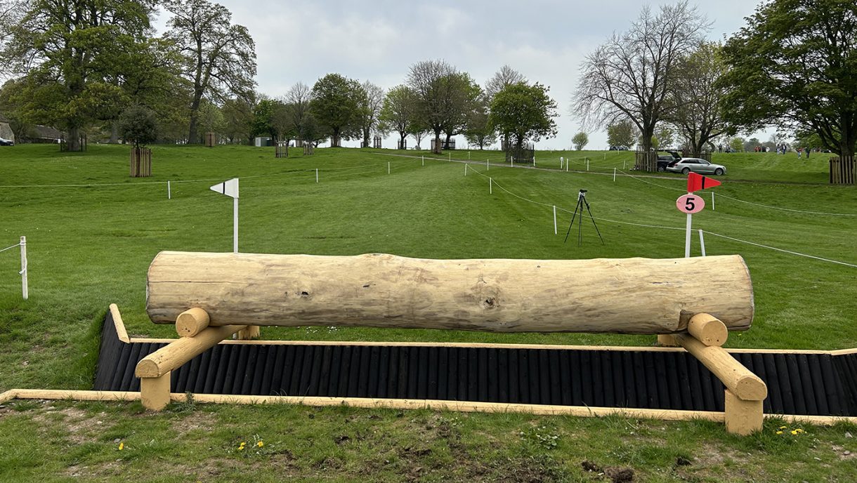 The Badminton grassroots BE100 cross-country course