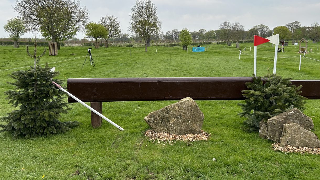 The Badminton grassroots BE100 cross-country course