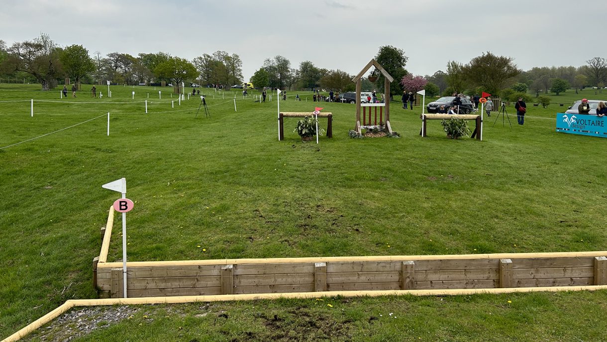 The Badminton grassroots BE100 cross-country course
