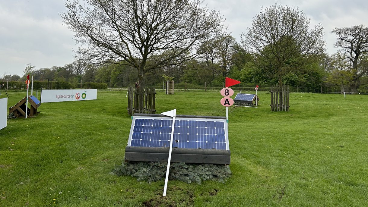 The Badminton grassroots BE100 cross-country course