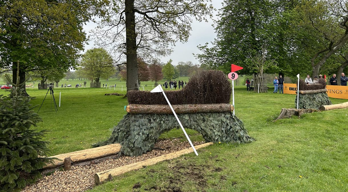 The Badminton grassroots BE100 cross-country course