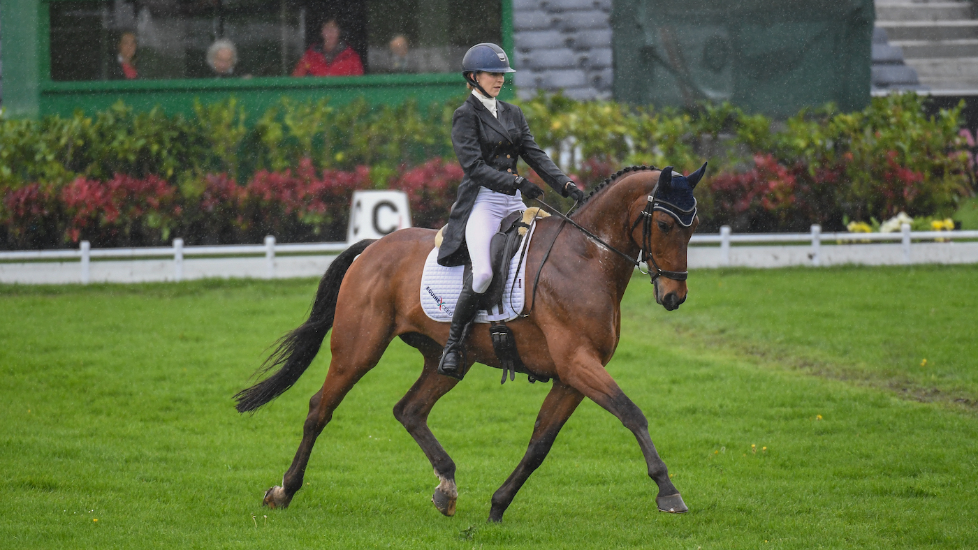 Lauren Innes – Badminton Horse Trials dressage on Global Fision M