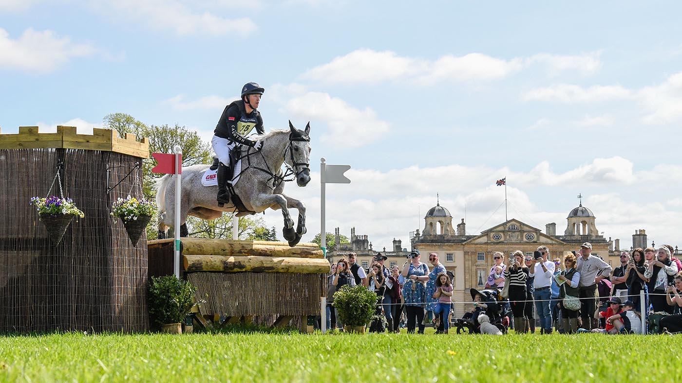 Badminton Horse Trials cross-country: Oliver Townend moves into third
