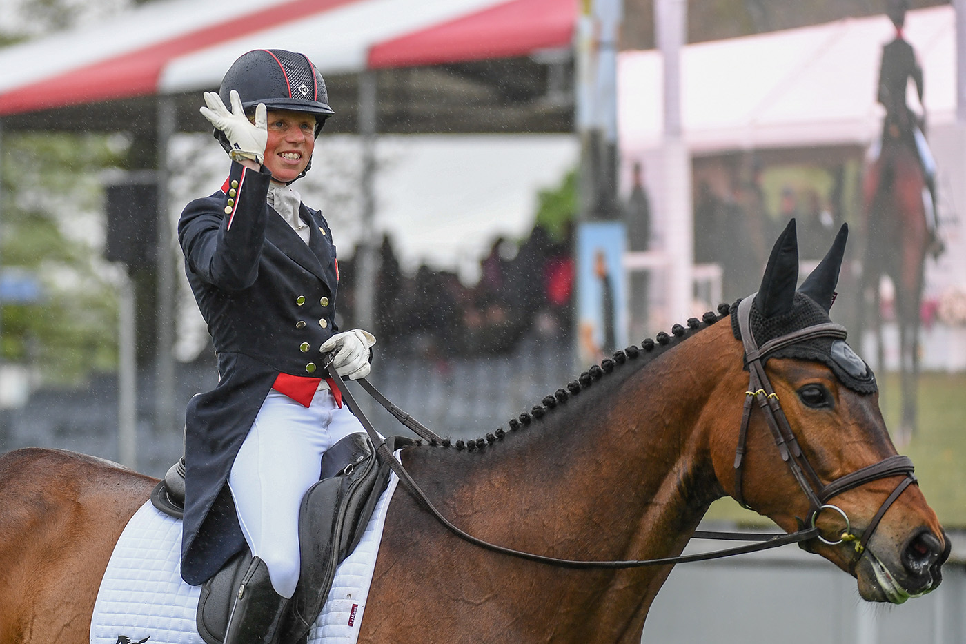 Ros Canter leads, fences altered and one rider’s disappointment ...